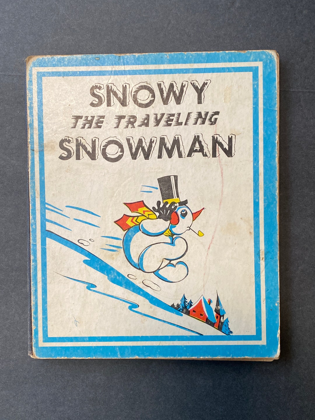 Vintage (1944) Children’s Book - Snowy the Traveling Snowman - Etsy