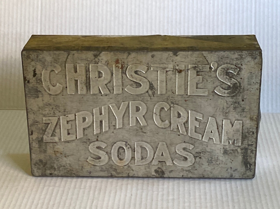 Antique (1920s) Tin - Christie’s Zephyr Cream Soda - Biscuit Tin - Etsy