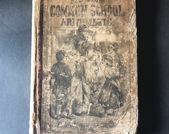 Antique School Book | Etsy