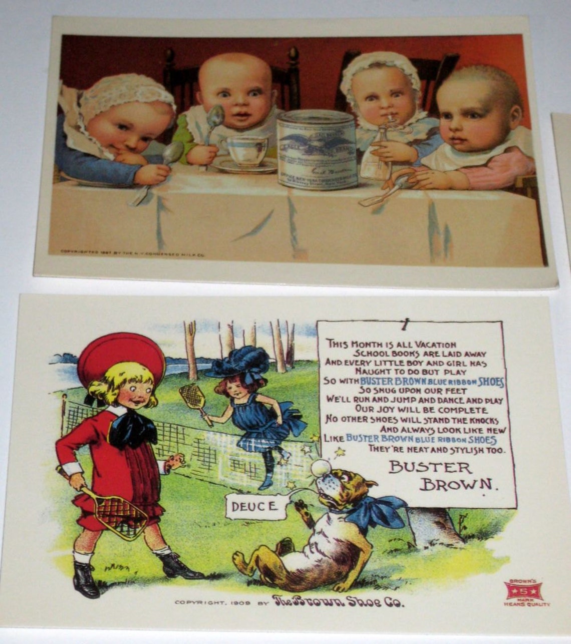 5 1989 Postcards Reproductions of Early 1900 Trade Cards - Etsy