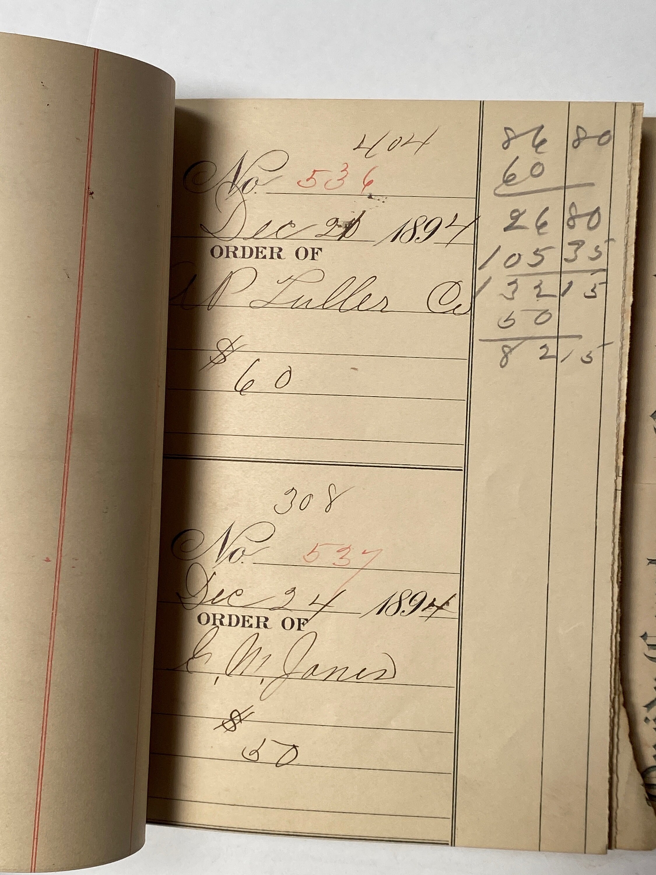 Antique (1890s) Large Personal or Business Bank Check Book and Register ...