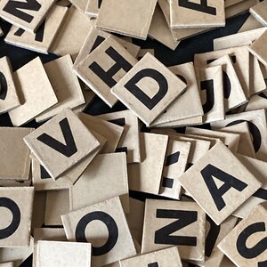 270vintage Cardboard Anagram Letters for Repurposing - Etsy