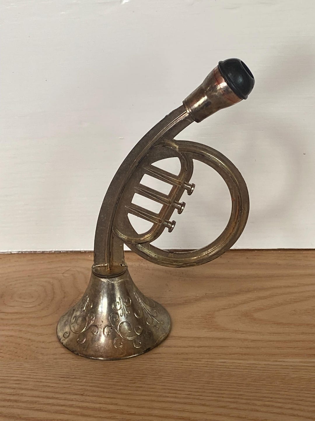 Vintage (1950s) Plastic Toy French Horn - Used as Christmas Ornament ...