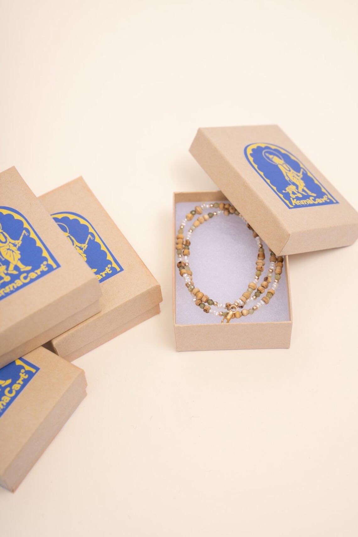 Handmade Tulsi Necklace: Pearls, Gemstones, Gold-filled Beads - Etsy