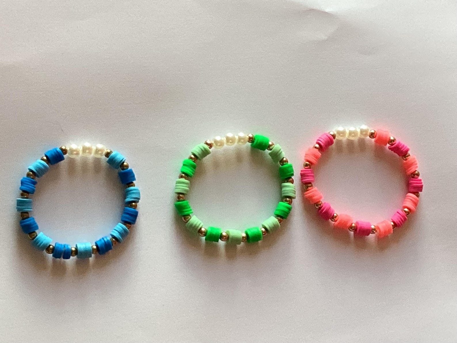 Set of 3 Multi-colored Bracelets! - Etsy
