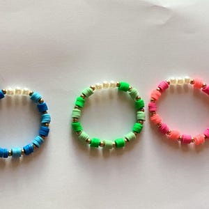 Set of 3 Multi-colored Bracelets! - Etsy