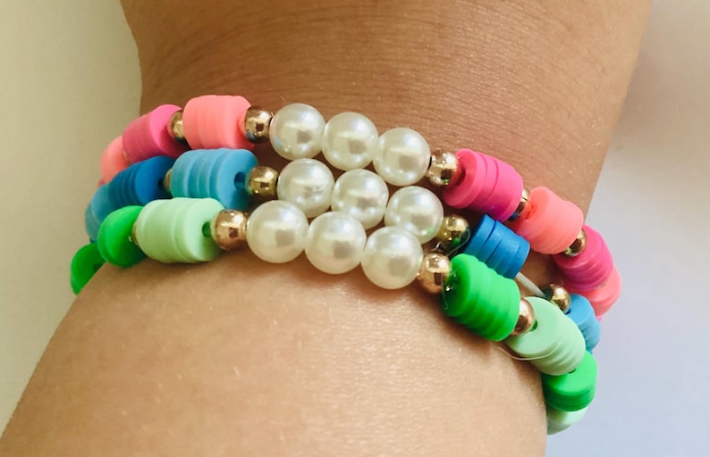 Set of 3 Multi-colored Bracelets! - Etsy