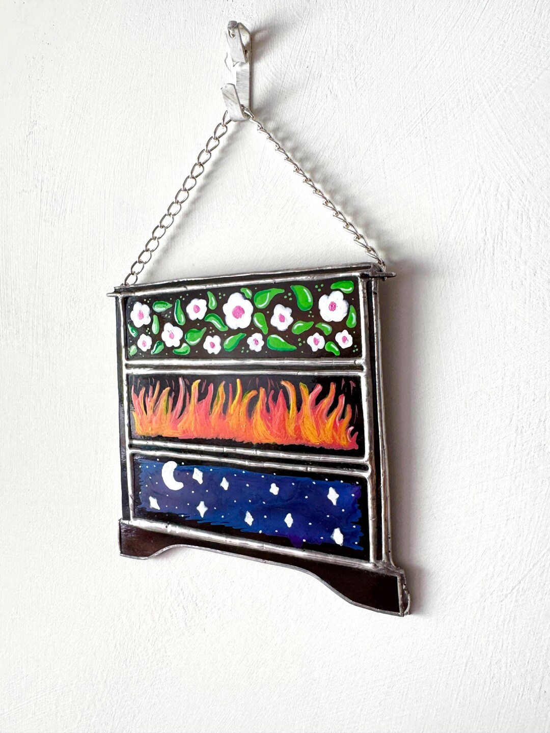 Acotar Dresser Stained Glass Home Decor. Fantasy Decor - Etsy