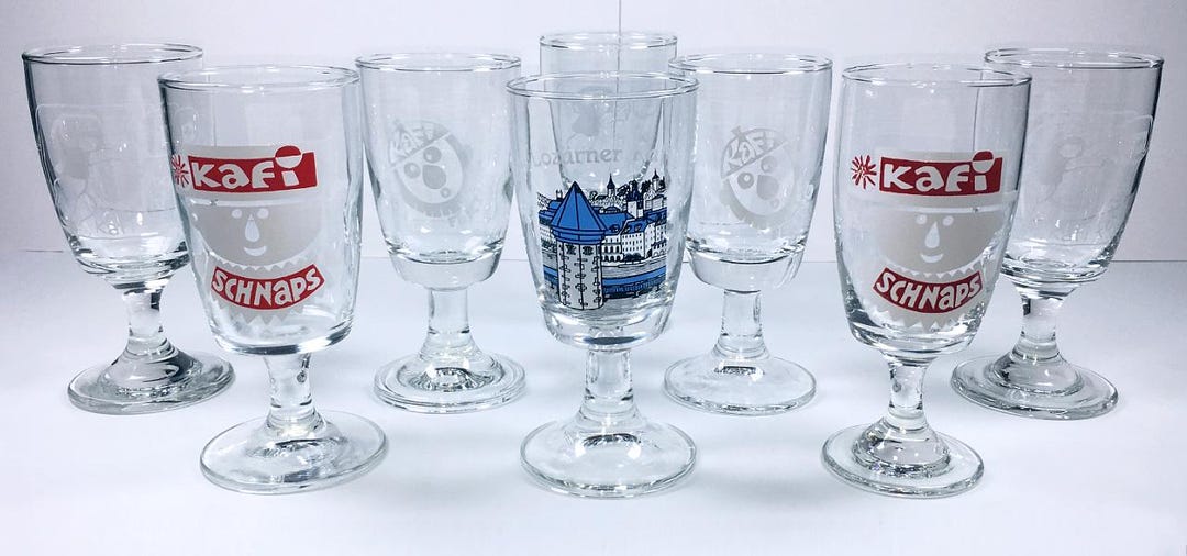 Traditional Swiss 'kafi Schnaps' / 'kafi Fertig' After-dinner Coffee ...