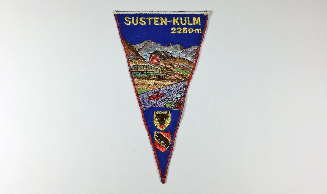 Colorful Authentic Original 1950s Era Embroidered Souvenir Travel ...
