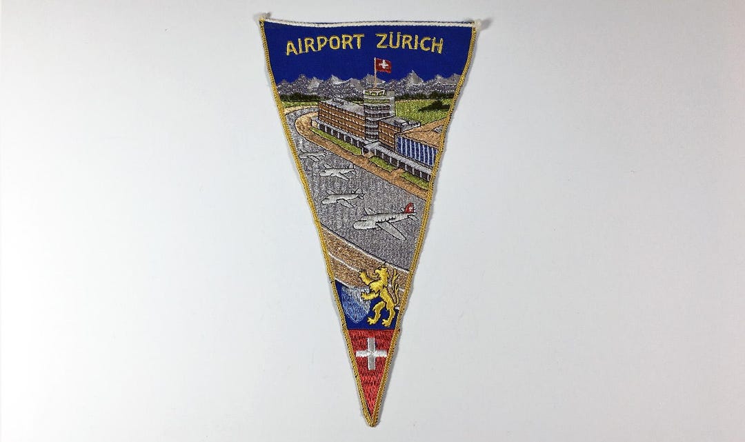 Colorful Authentic Original 1950s Era Embroidered Souvenir Travel ...