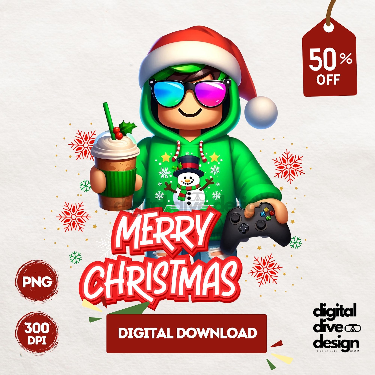 Christmas PNG, Christmas Gamer Boy PNG, Gamer Png, Gamer Boy Shirt ...