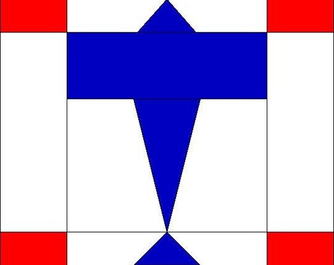 AIRPLANE QUILT BLOCK PATTERN - PDF FORMAT - Etsy