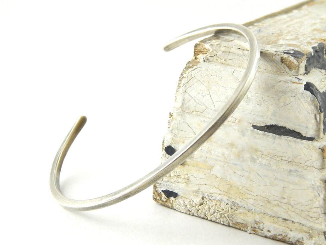 Square Sterling Silver Cuff, Silver Cuff Bracelet, Solid Sterling ...