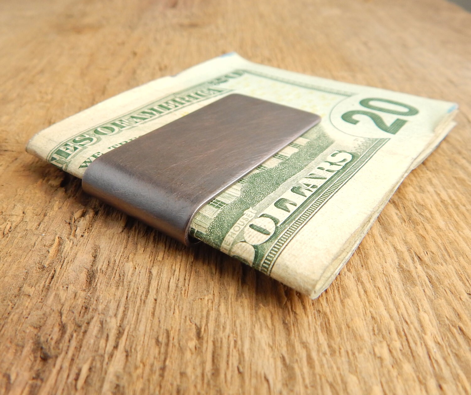 Copper Money Clip, Hammered Copper Money Clip, Plain Money Clip, Guy ...