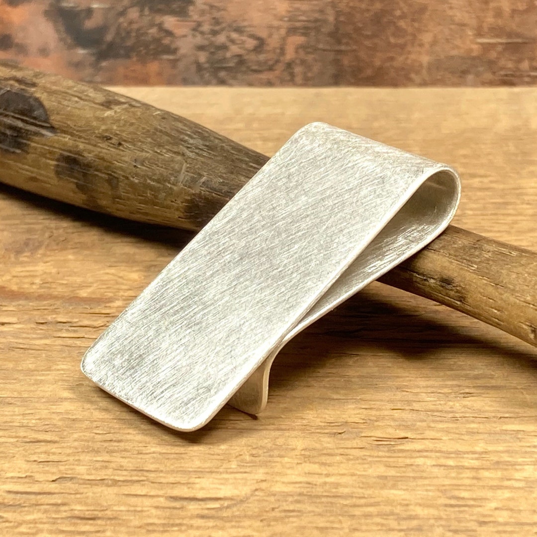 Sterling Silver Money Clip, Engraved Gifts for Him, Personalized Money ...