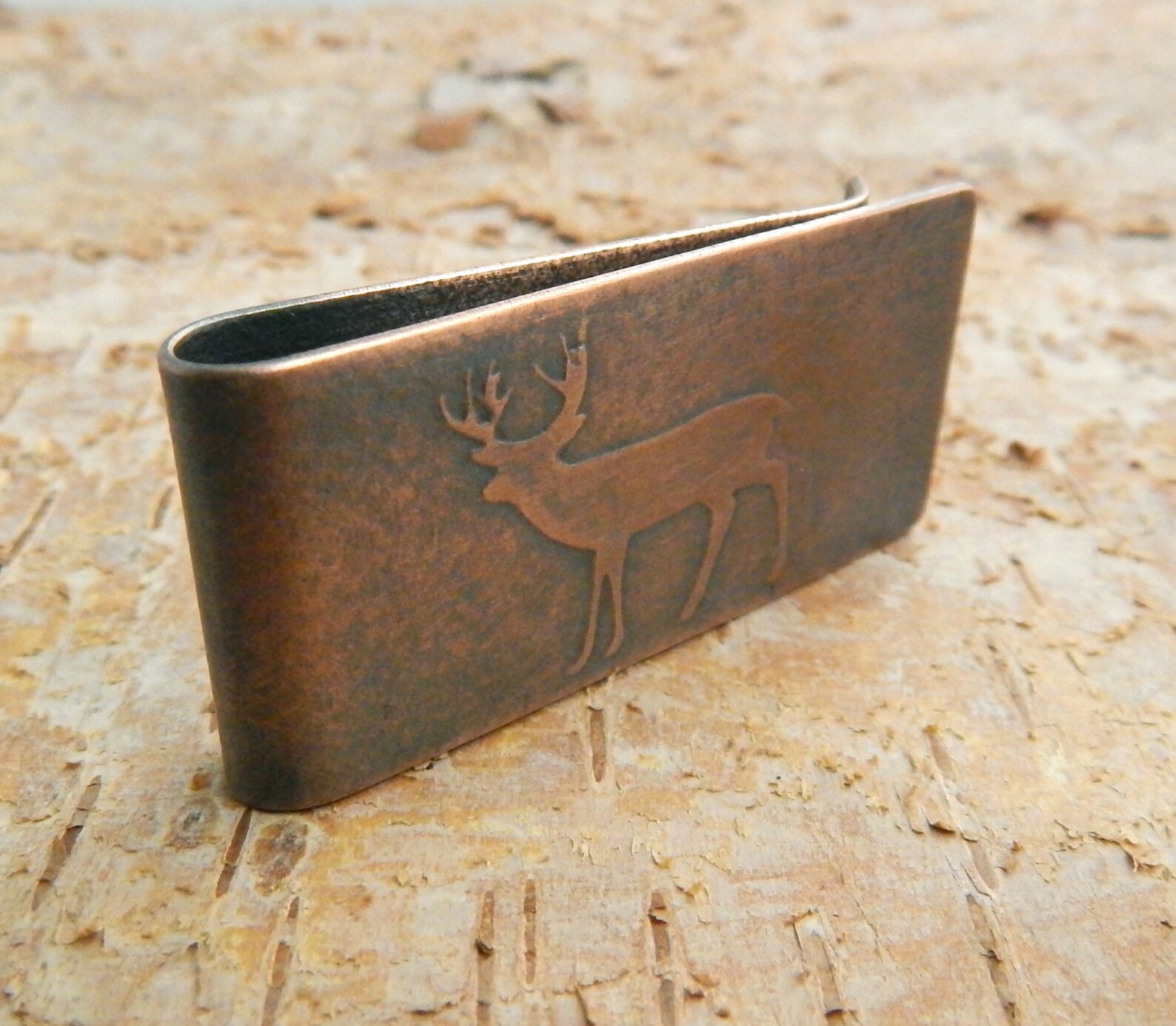Deer money clip engraved money clip whitetail deer gift | Etsy