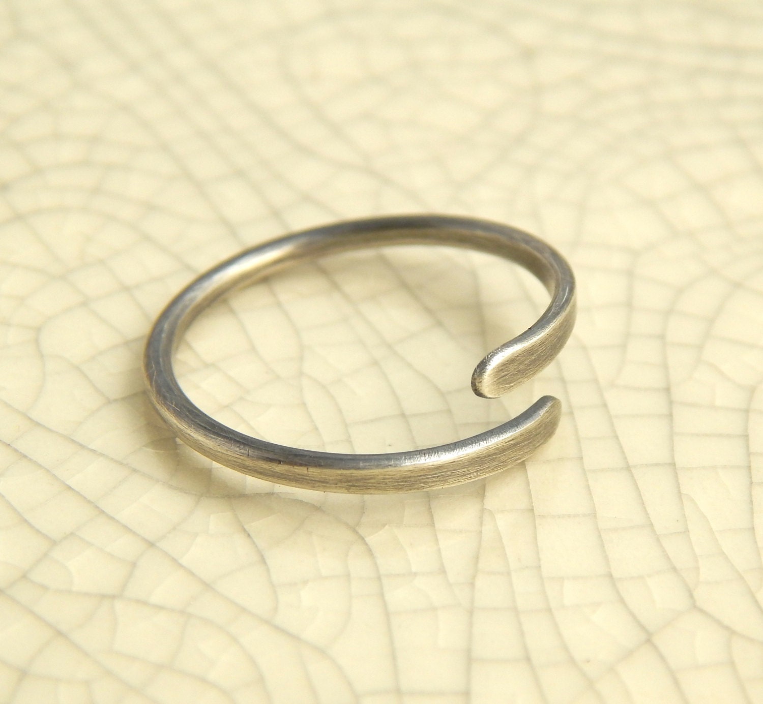 Minimalist Sterling Silver Ring Simple Silver Wrap Ring - Etsy