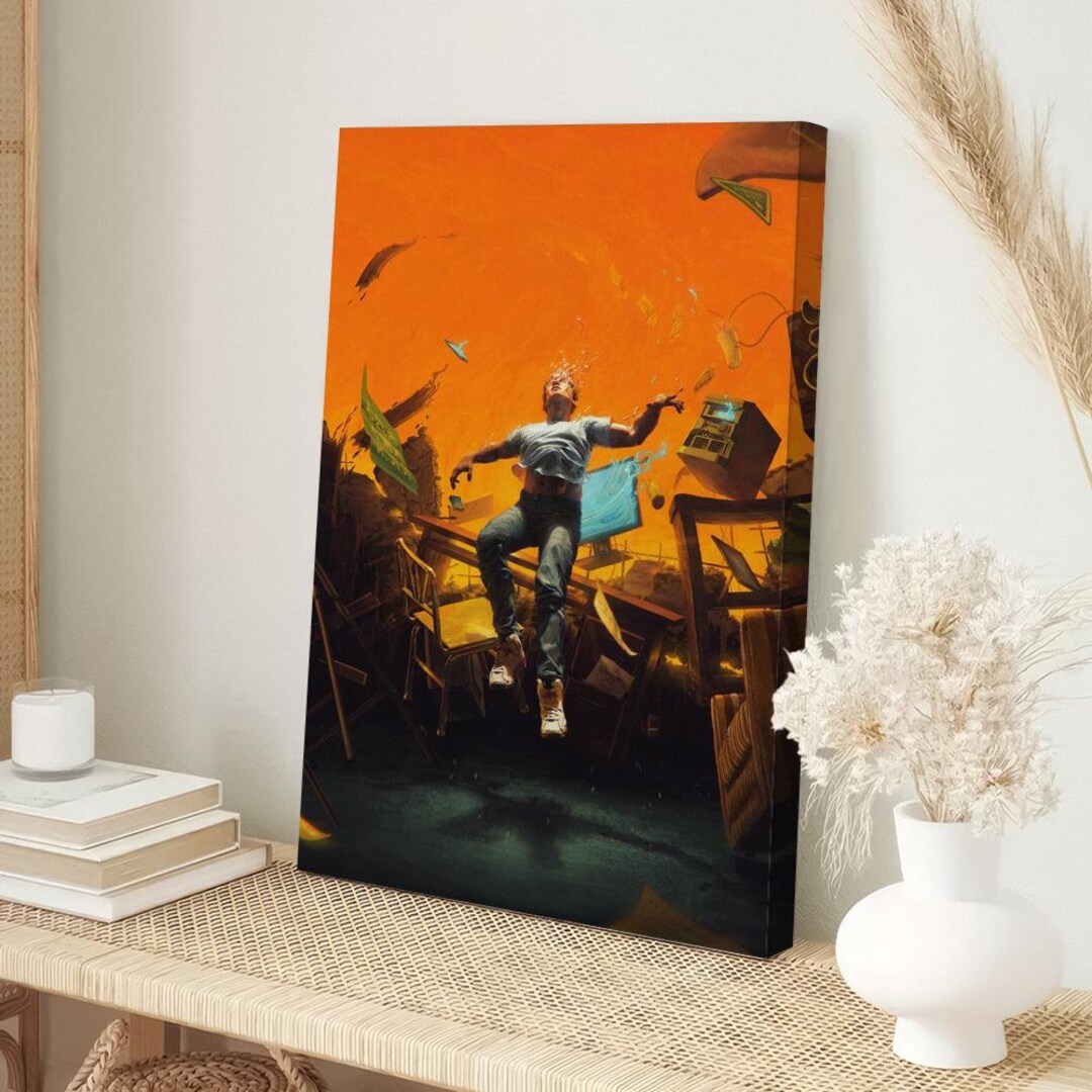 Rapper Producer Logic No Pressure Poster Wrapped Framed Poster Premium ...