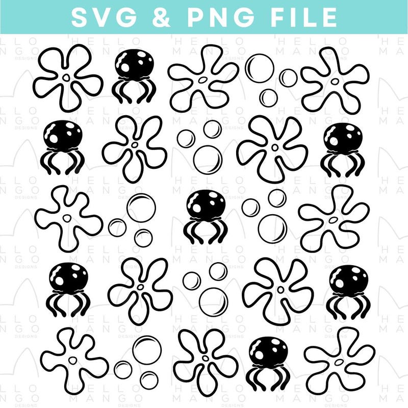 Spongebob Flowers - Etsy