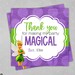 Tinkerbell Birthday Party Favor Tag PDF Template, Print at Home PDF ...