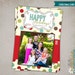 Custom Photo Polka Dot Christmas Card, Printable Greeting Card #20 - Etsy