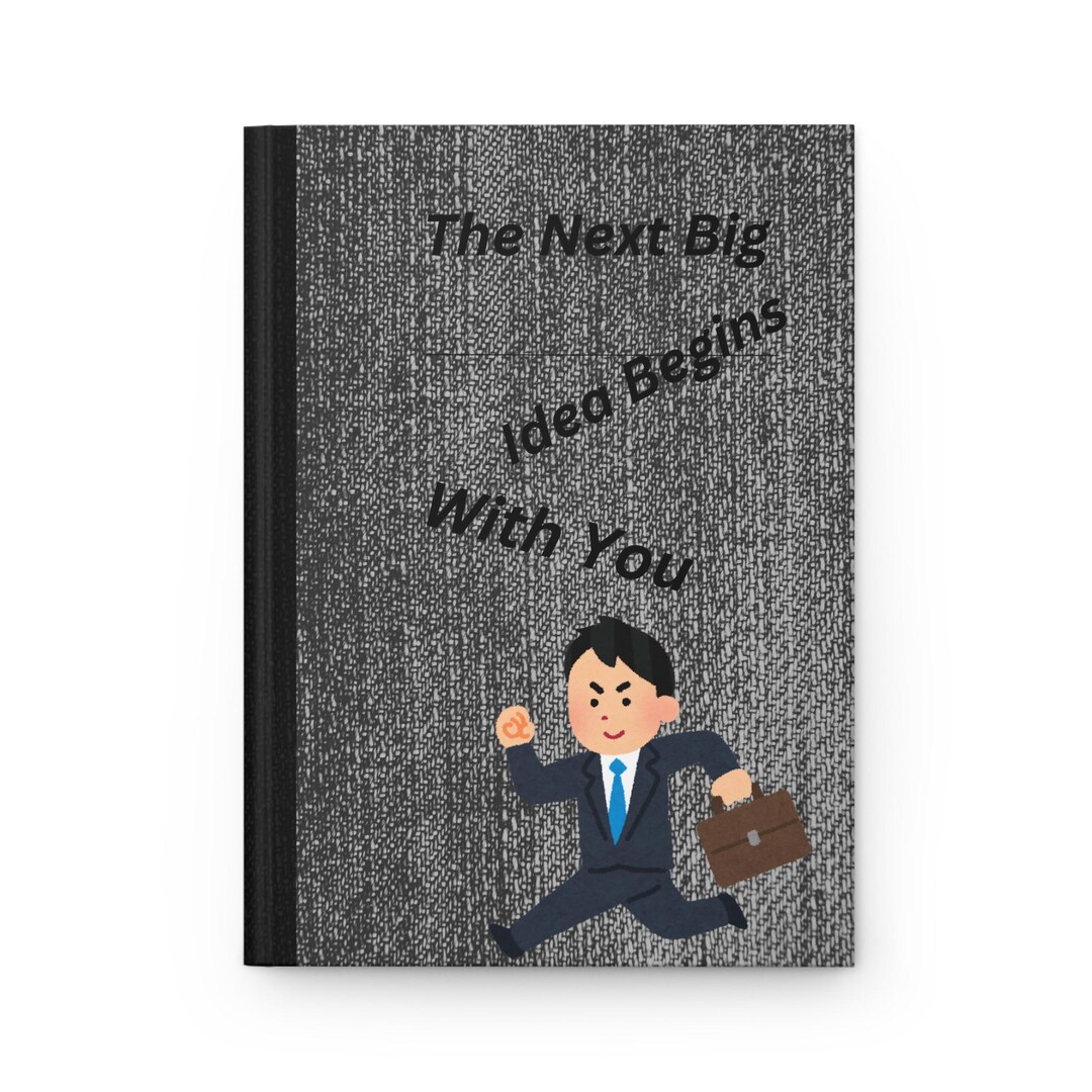 Motivational Hardcover Journal - "the Next Big Idea Begins With You" - Etsy