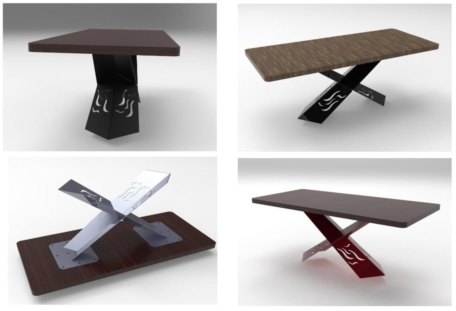 Modern Solid Loft Table Leg - Etsy