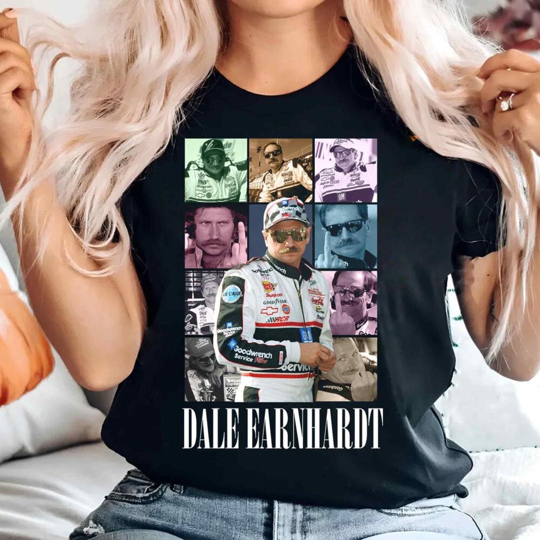 The Eras Tour Dale Earnhardt Middle Finger Shirt, Funny Dale Earnhardt ...
