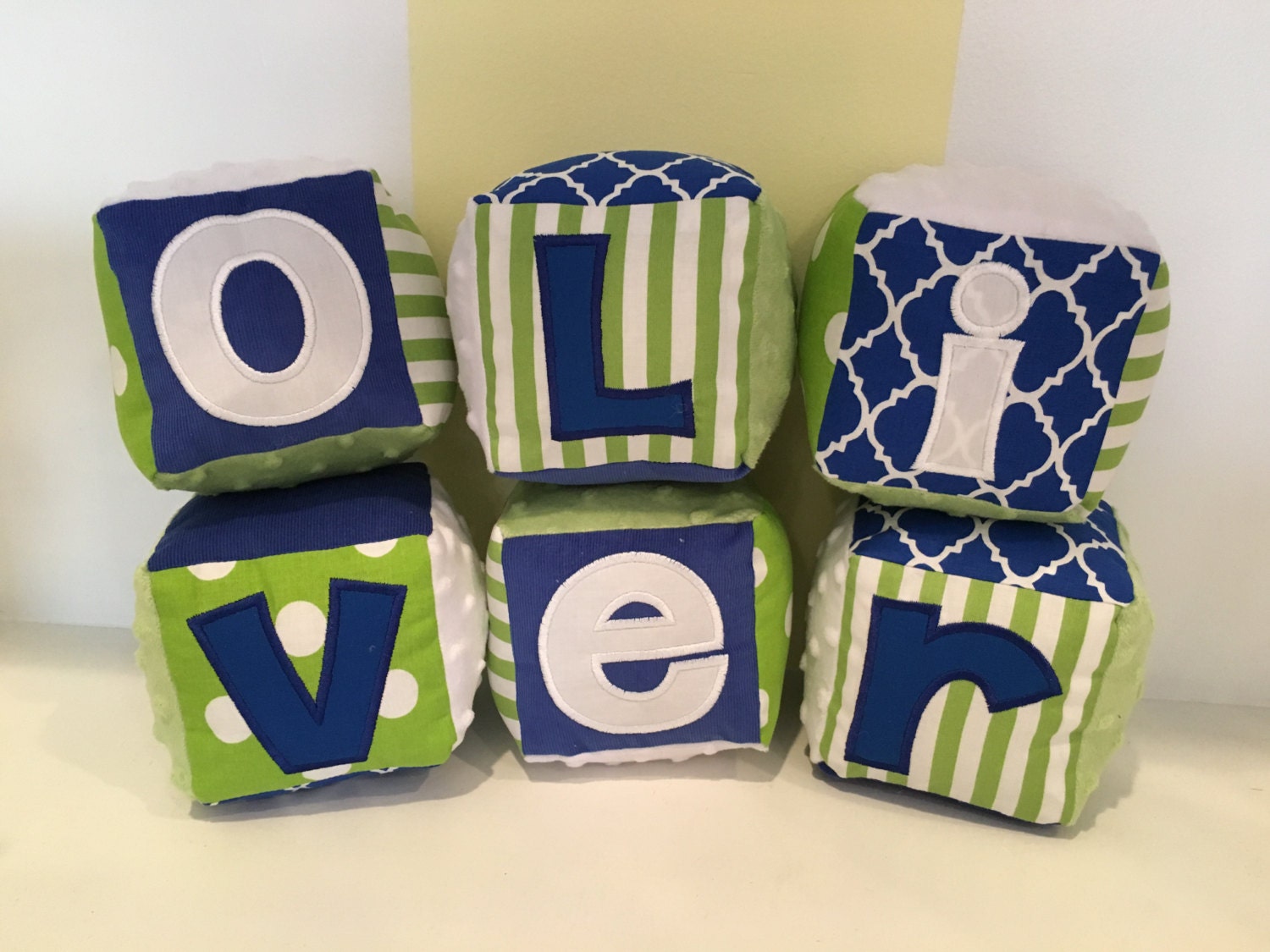 Soft Fabric Blocks Personalized for Baby; Baby Shower Gift; Monogrammed ...