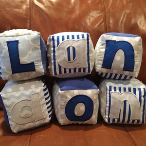 Soft Fabric Blocks Personalized for Baby - Etsy