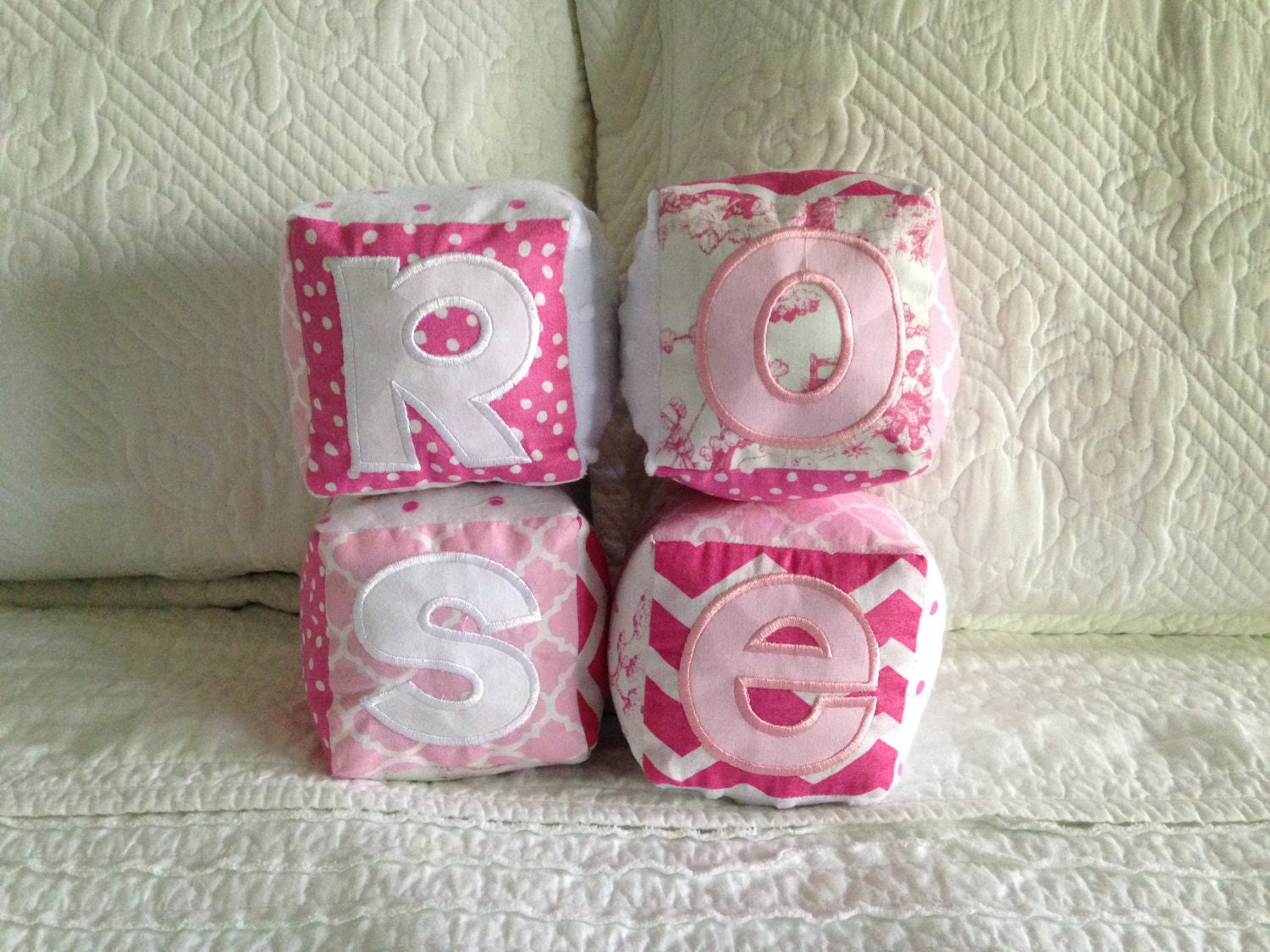 Soft Fabric Blocks Personalized for Baby - Etsy