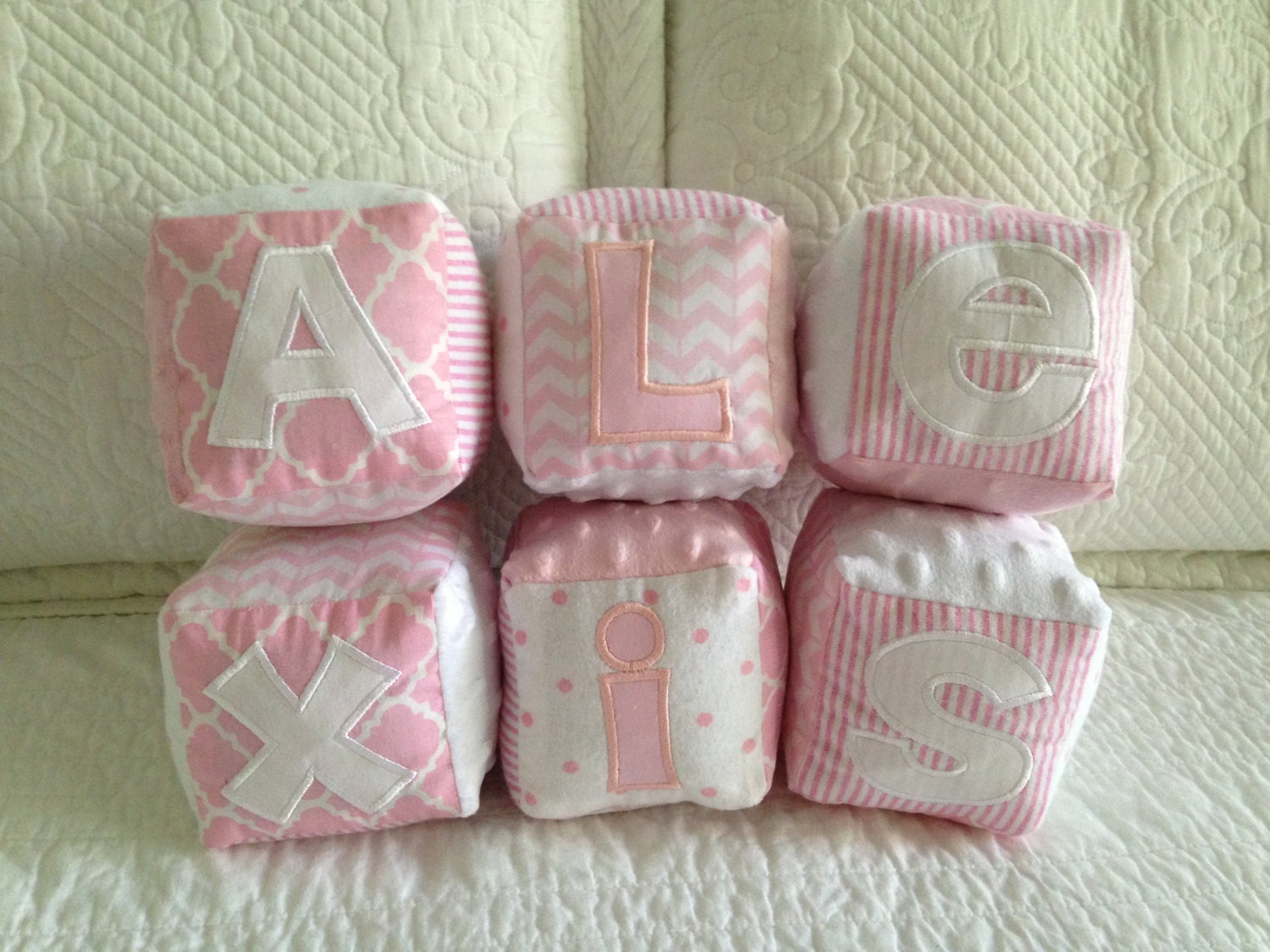 Soft Fabric Blocks Personalized for Baby - Etsy