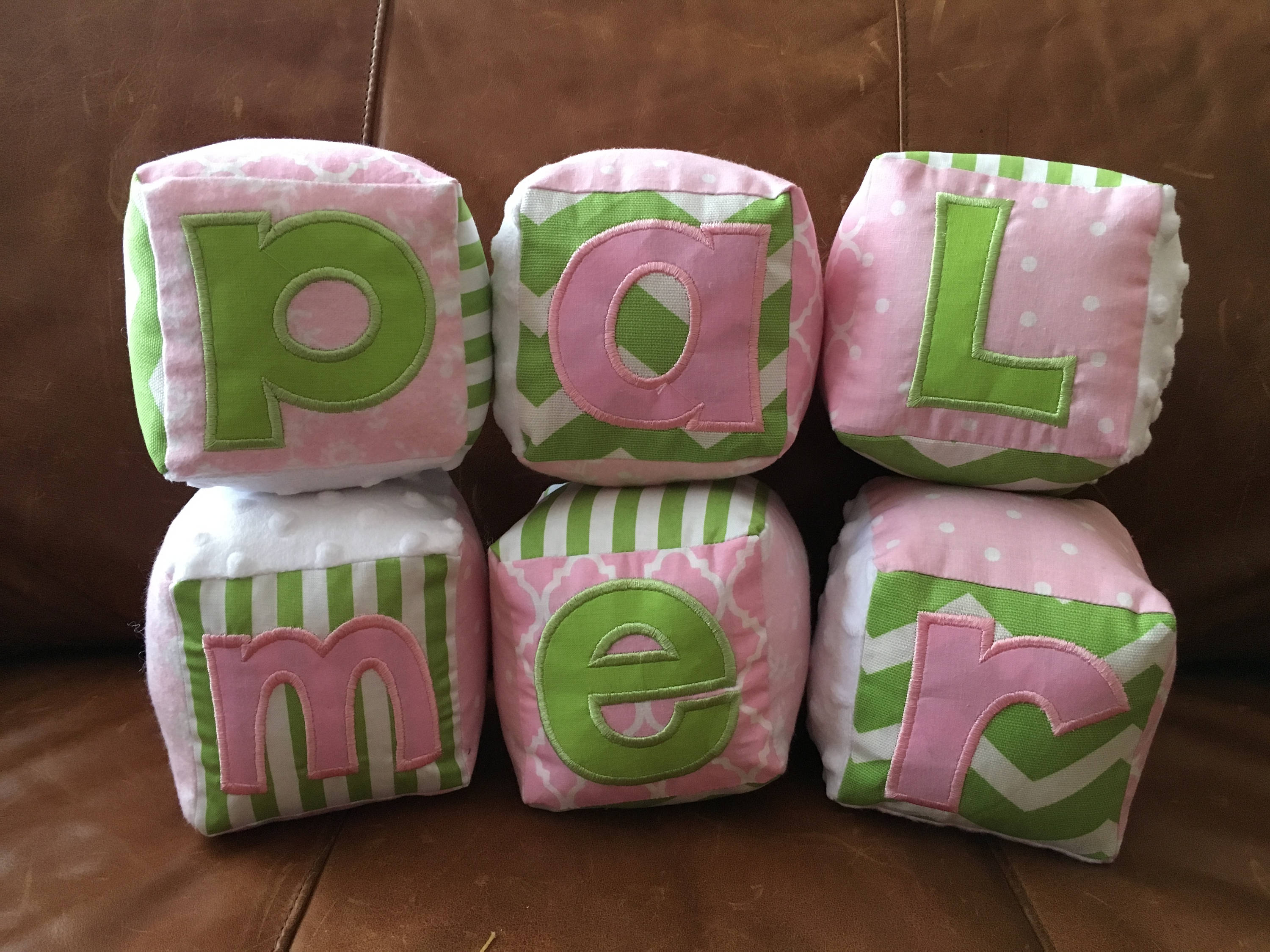 Soft Fabric Blocks Personalized for Baby - Etsy