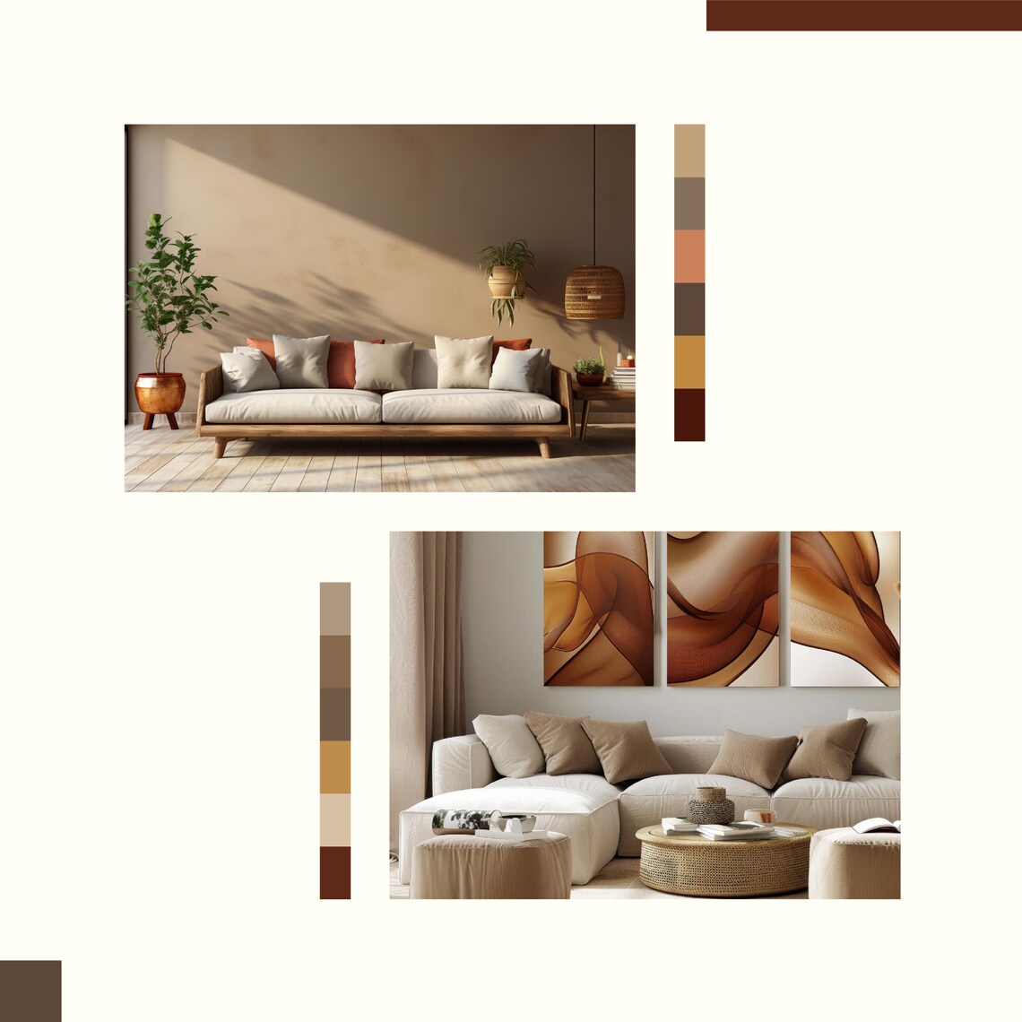 Luxurious Earth Tone Color Palettes, 114 Premium Shades for Designers ...