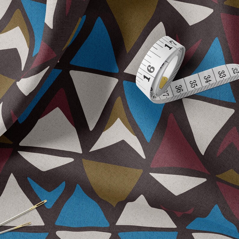 Tribal Triangle Pattern, Ethnic Geometric Design for Home Decor, DIY ...