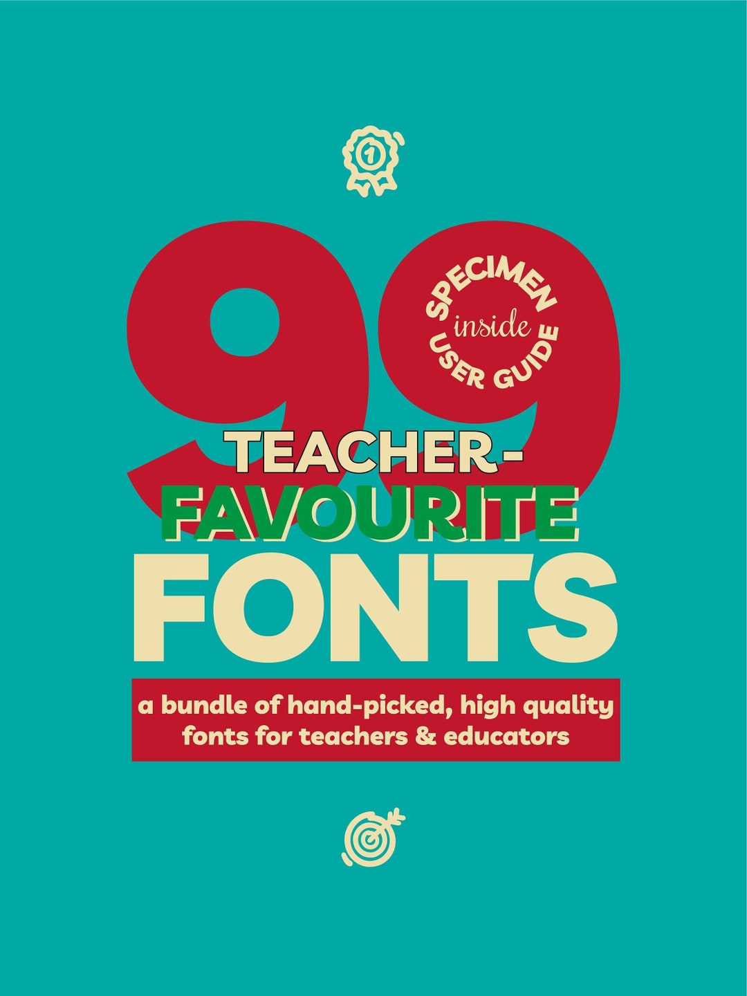 99 Teacher-favorite Fonts, Time-saving Font Bundle, Curated Font ...