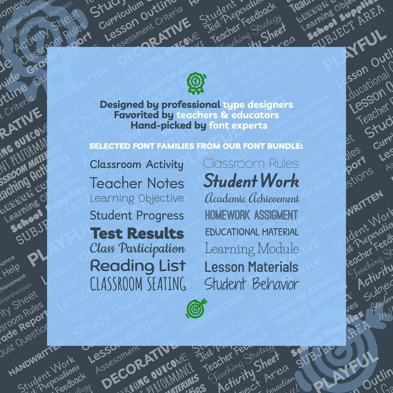 67 Pro Teacher Fonts, Advanced Classroom Typography, Premium ...