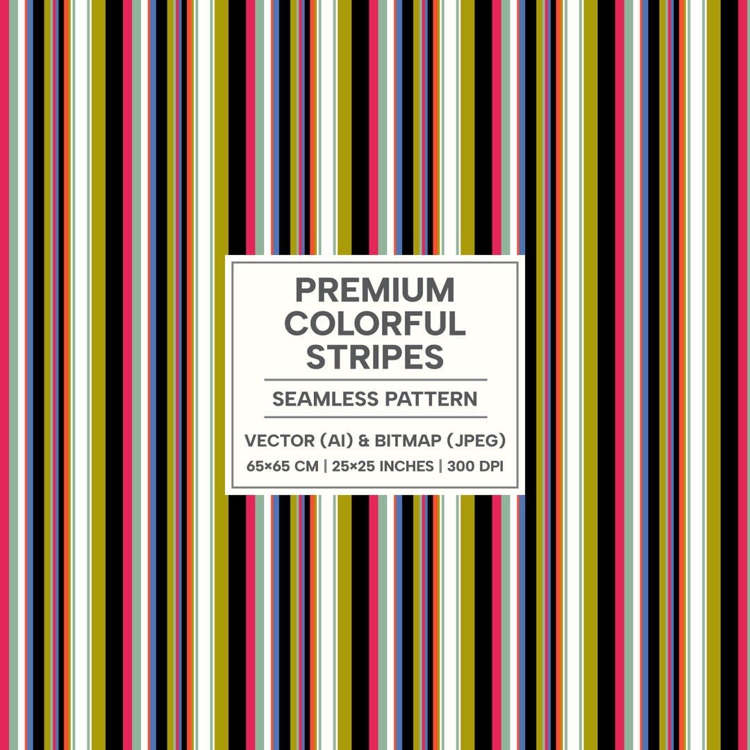 Trendy Vertical Stripe Pattern, Premium Seamless Surface Design for ...