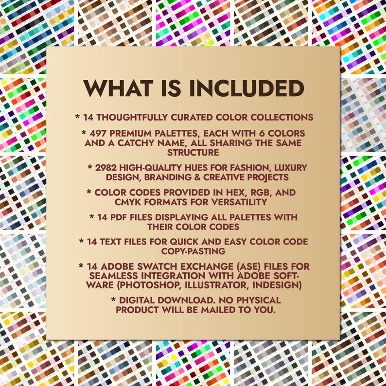 Ultimate Creator's Color Collection: 497 Deluxe Palettes, 2982 Premium ...