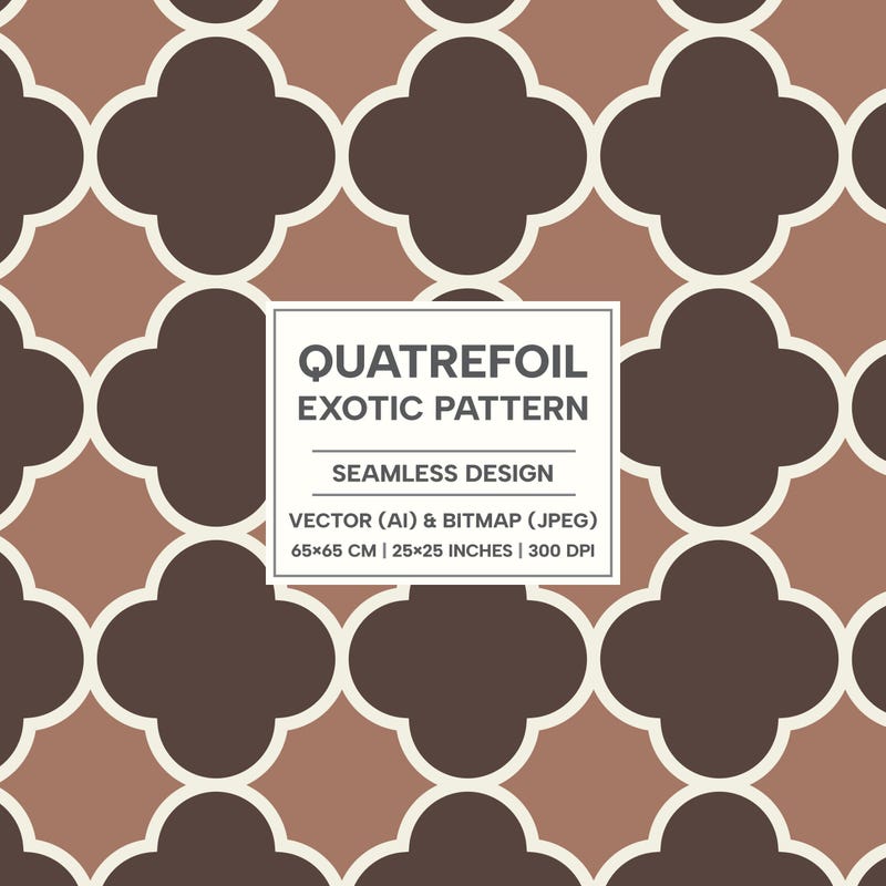Quatrefoil Pattern - Etsy