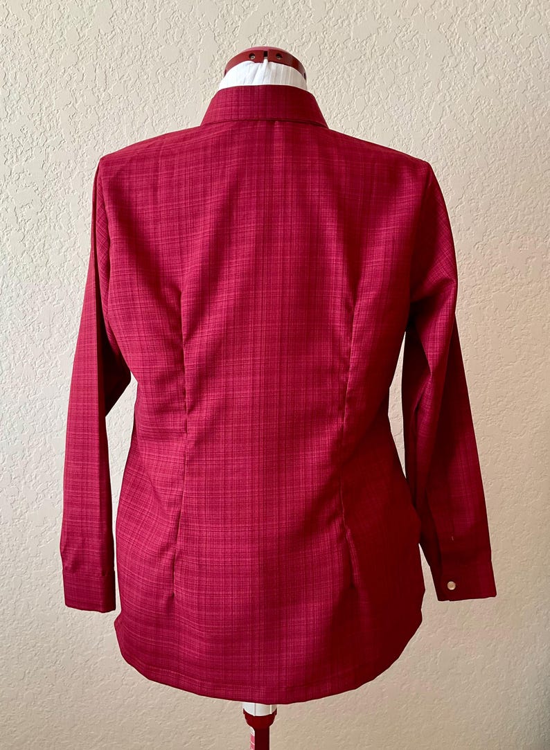 FILIPINA MODERN BARONG - Red and Navy Blue Final Sale - Etsy