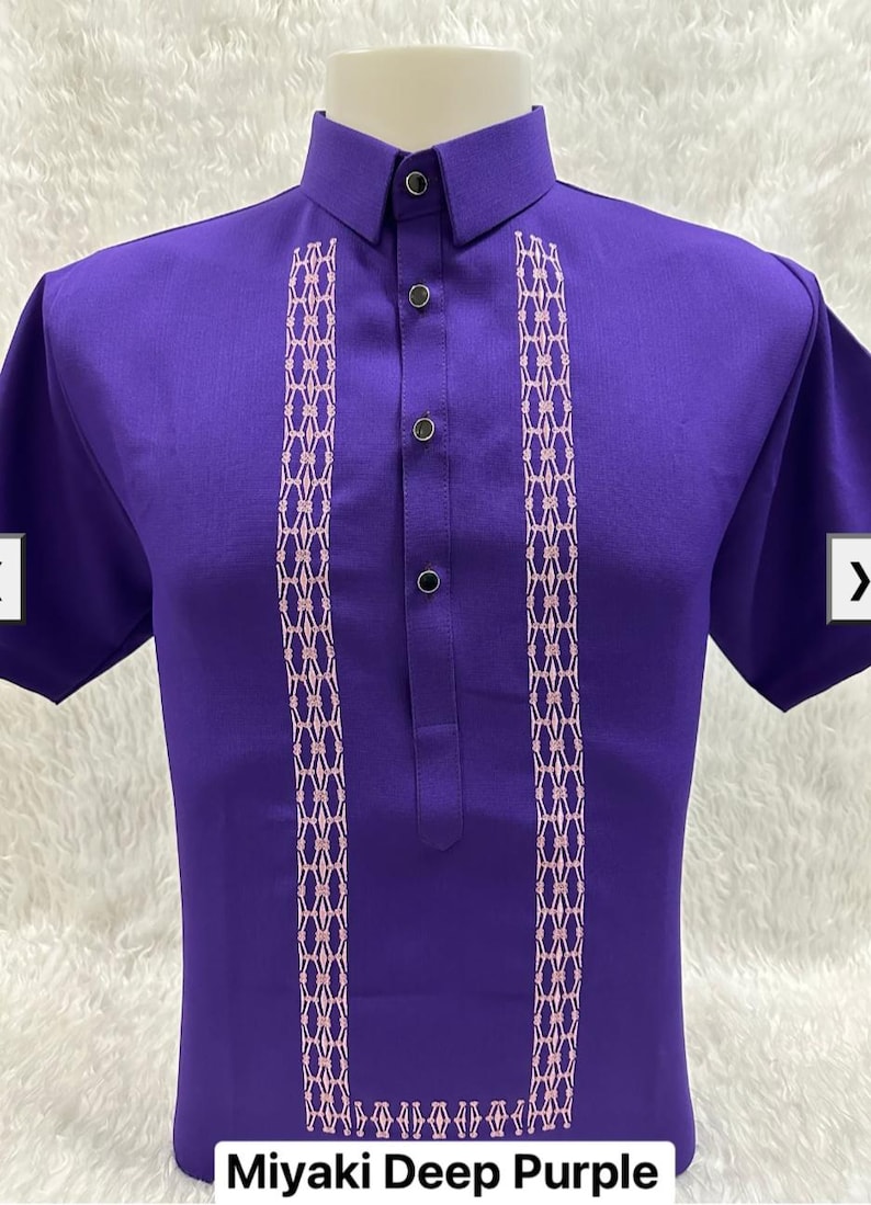 MODERN BARONG Tagalog - Short Sleeves - Etsy