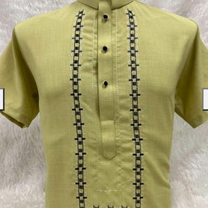 MODERN BARONG Tagalog - Short Sleeves - Etsy