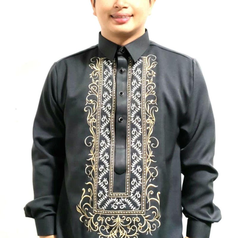 Modern Barong Tagalog for Men - Etsy