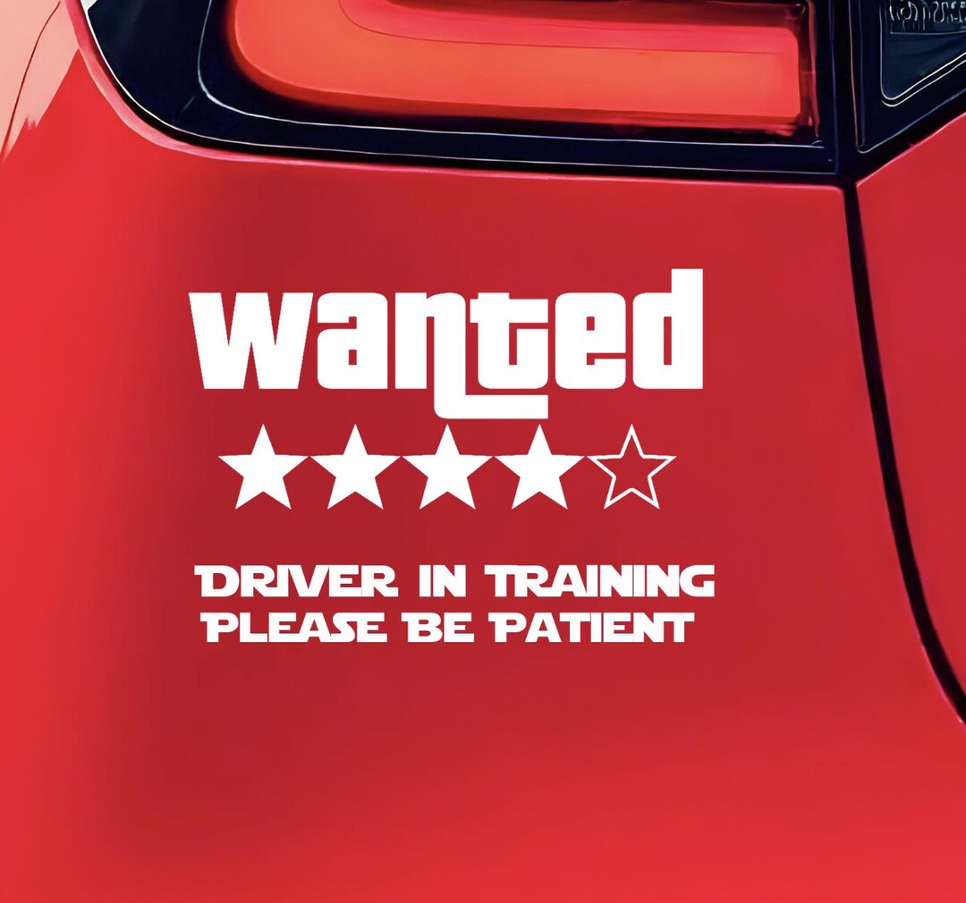 Wanted Level Car Decal – Elevate Your Ride With GTA Vibes – Ideal for ...