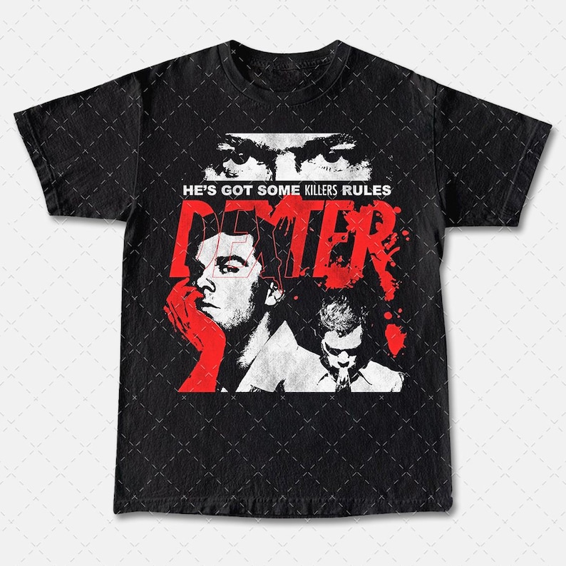 Vintage 90s Dexter Tv Series Tee, Dexter Morgan T-shirt, Twin Peaks ...