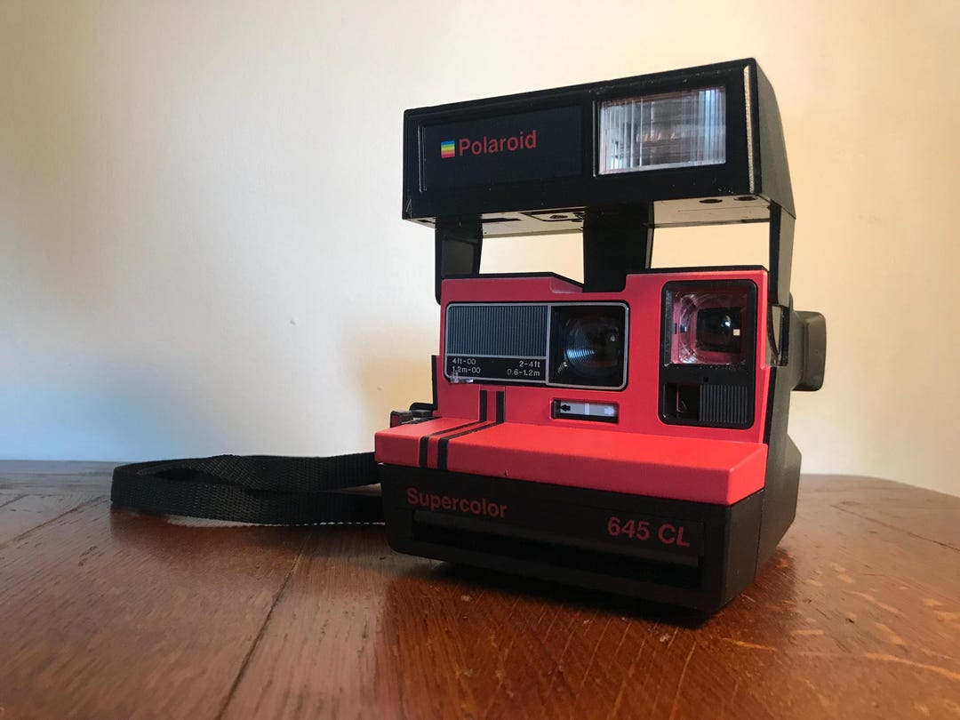 Vintage 1985 Polaroid Supercolor 645cl - Etsy
