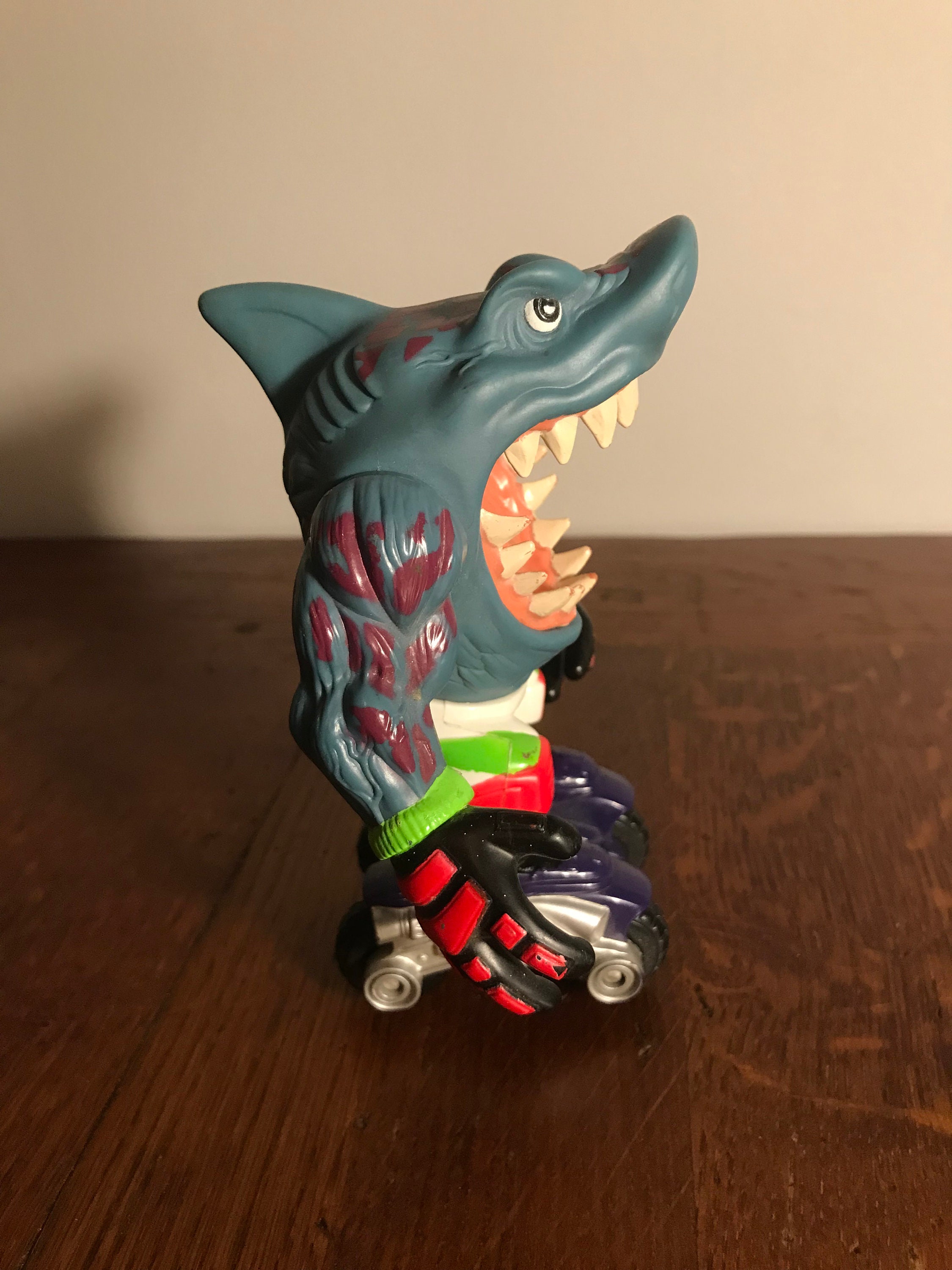 Vintage 1995 Street Sharks Moto Streex Action Figure - Etsy