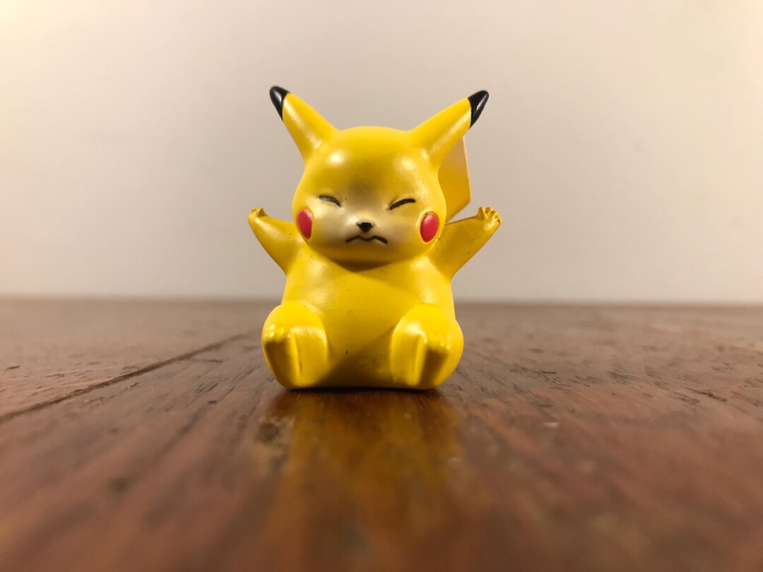 1998 Pikachu Pokemon Figurine by TOMY and Nintendo - Etsy